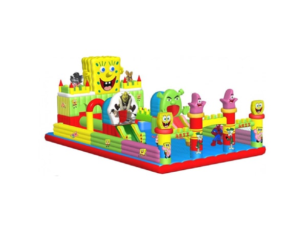 The SpongeBob Inflatable Play Zone: Featuring a Slide – China Mart Dubai