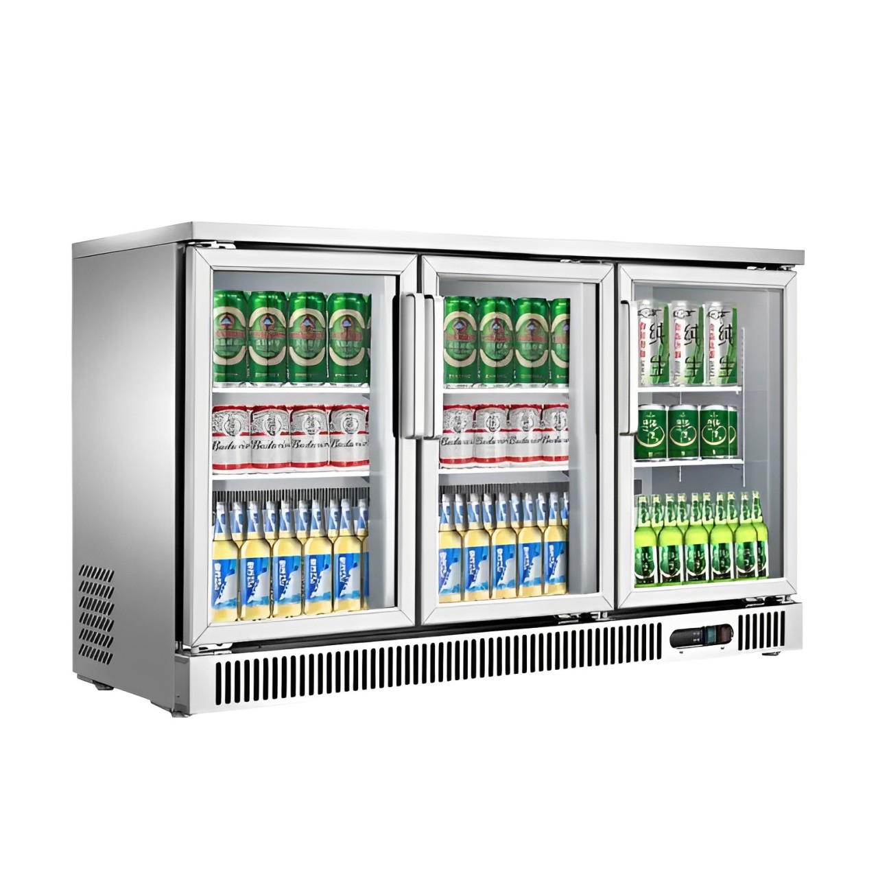 Commercial Milk Tea & Coffee Bar Counter with Worktop Chiller: Perfect ...
