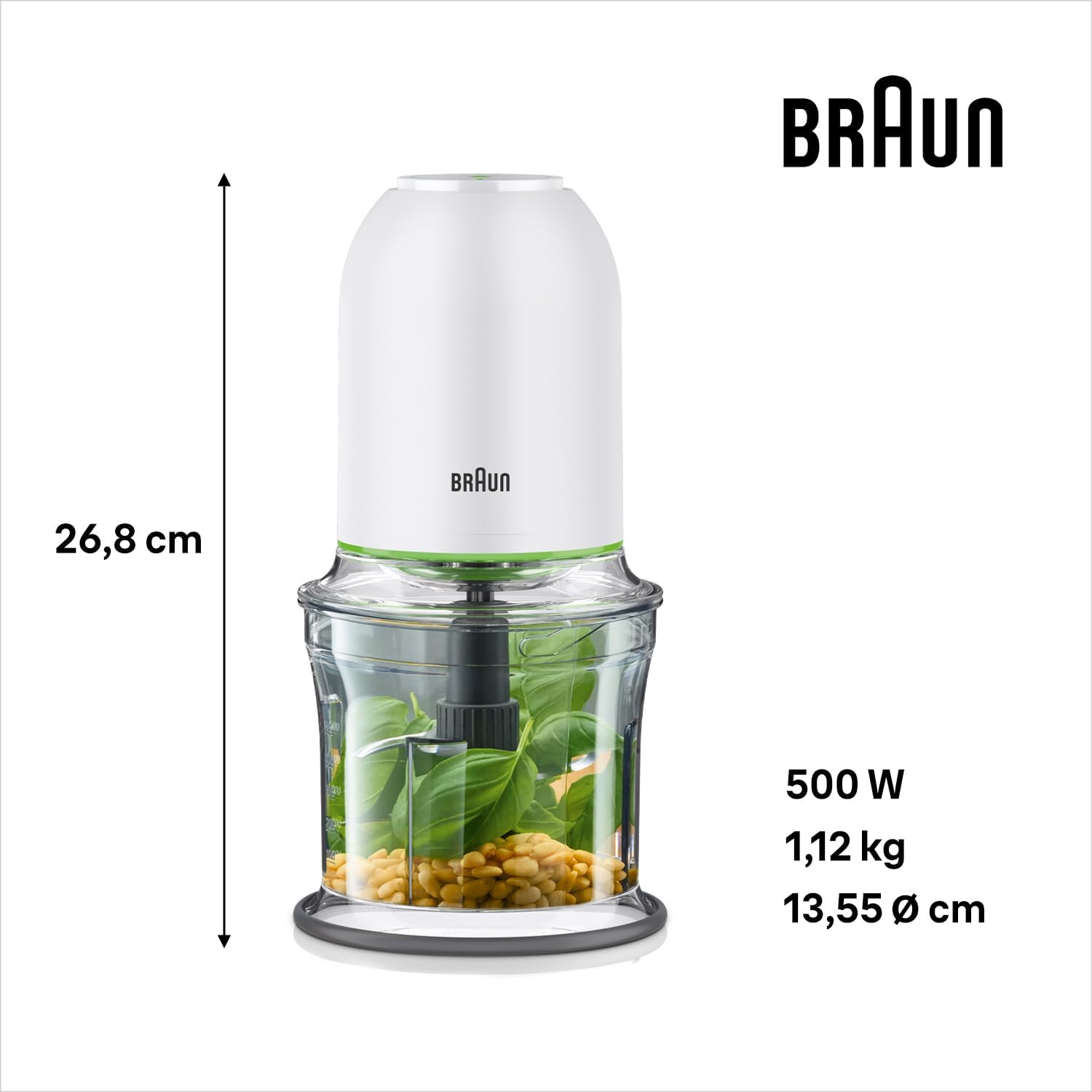 Braun MultiPractic 3 Chopper and Mincer | 2 Speed | 500 Watts | 500ml ...