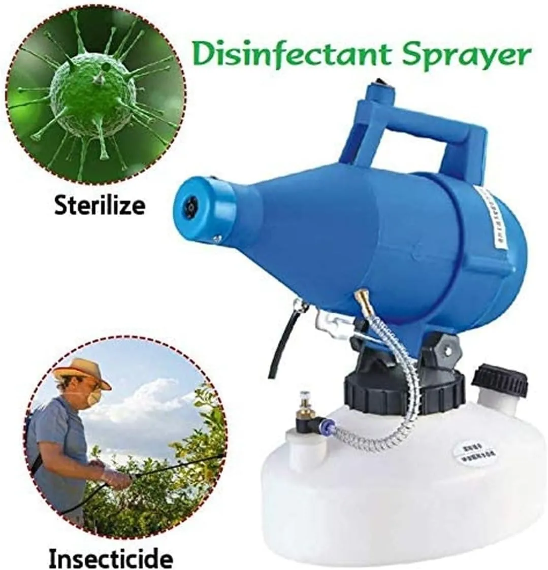 CRONY 4.5 Ltr Portable Electric Sprayer, Ultra-Low Capacity Atomizer ...