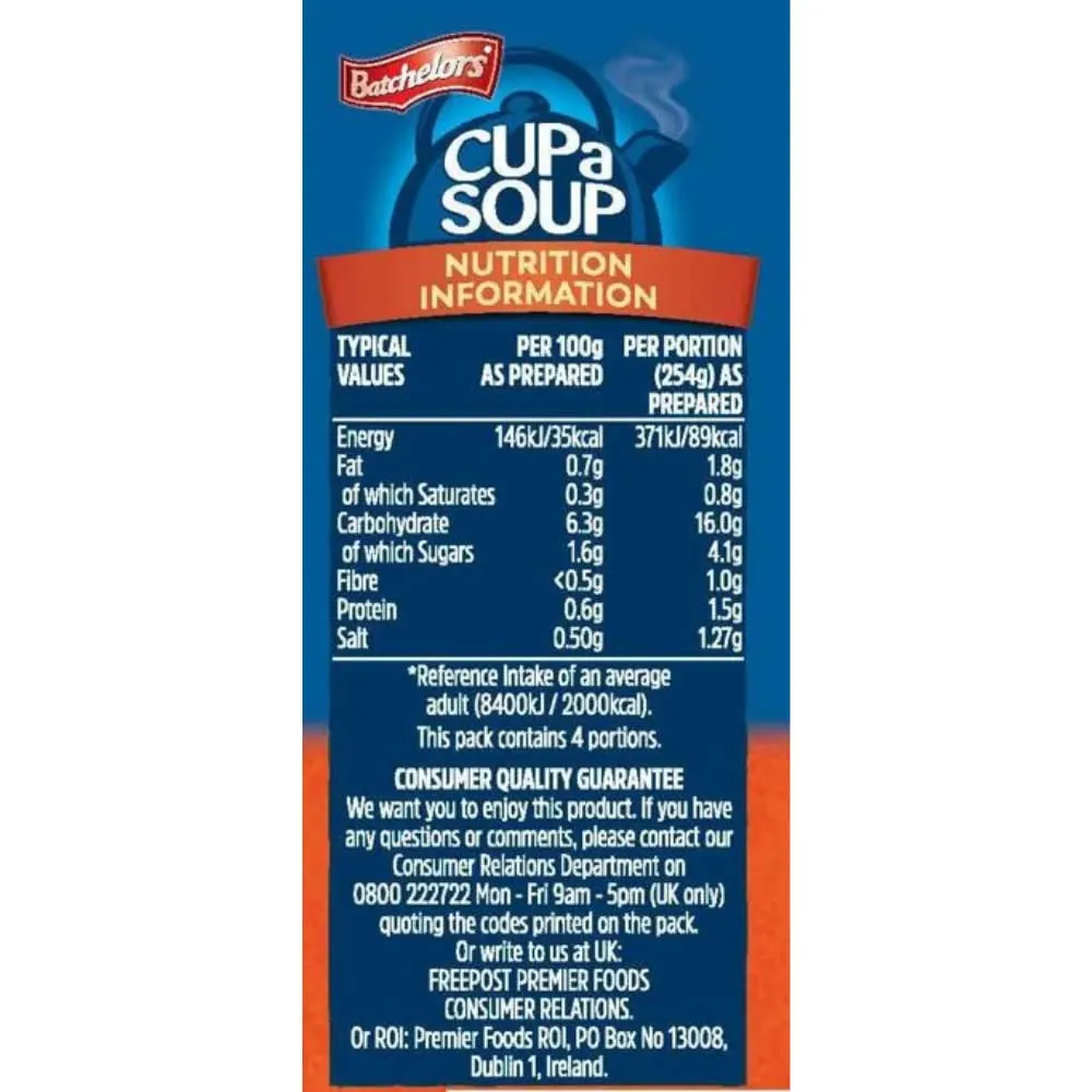 Batchelors Minestrone Cup a Soup with Croutons