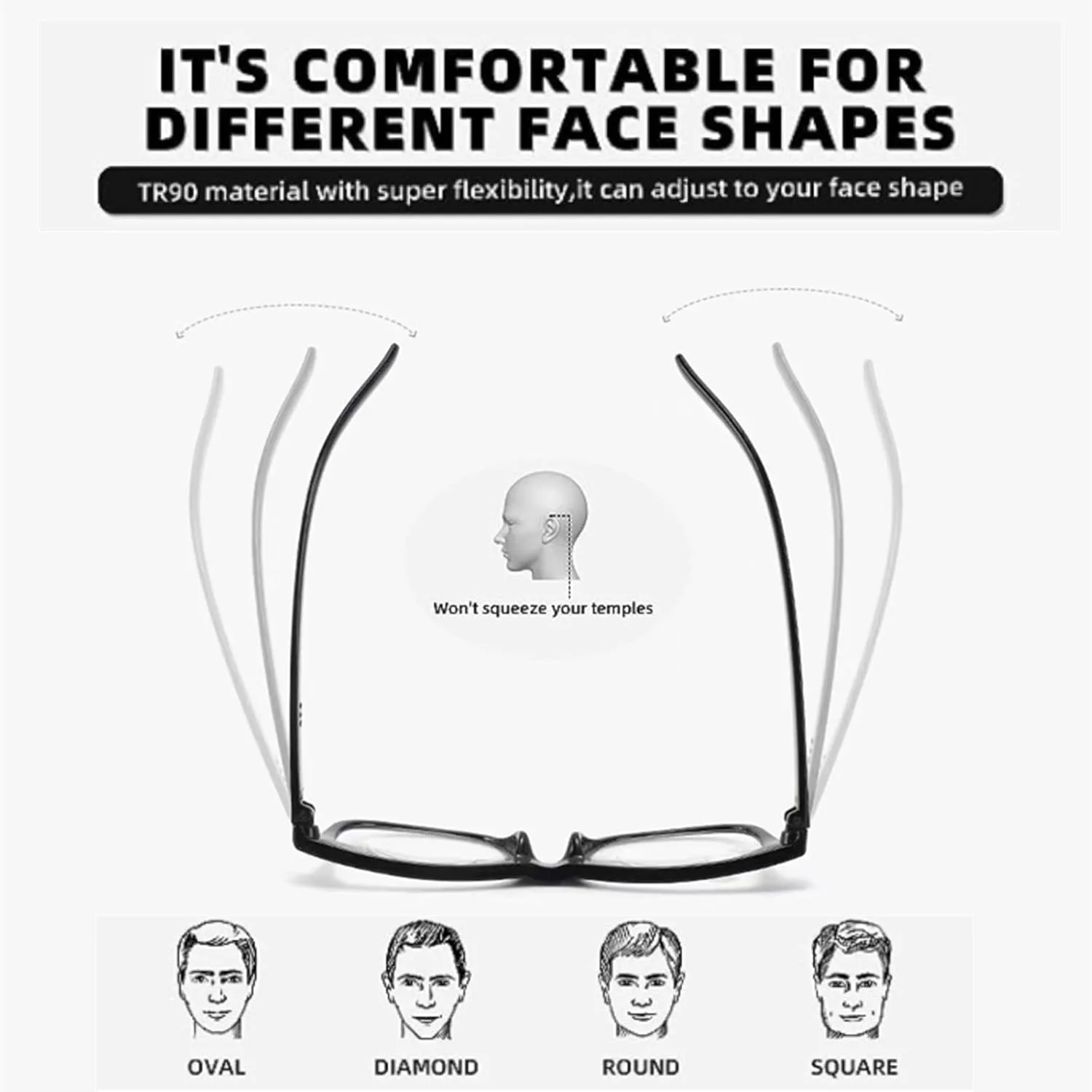 Blue Light Blocking Reading Glasses Spring Hinge Readers