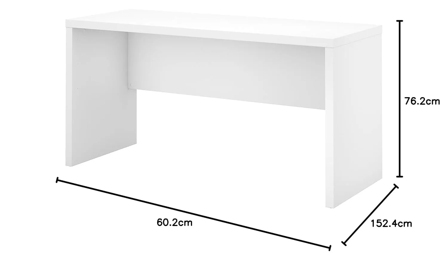 Bush Business Furniture Echo Credenza Desk, 60W