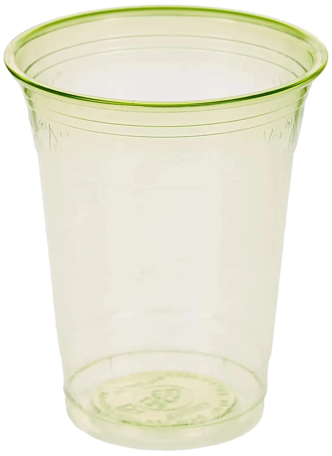 Clear Plastic Cups with Dome Lids 14 oz - 25 Pack
