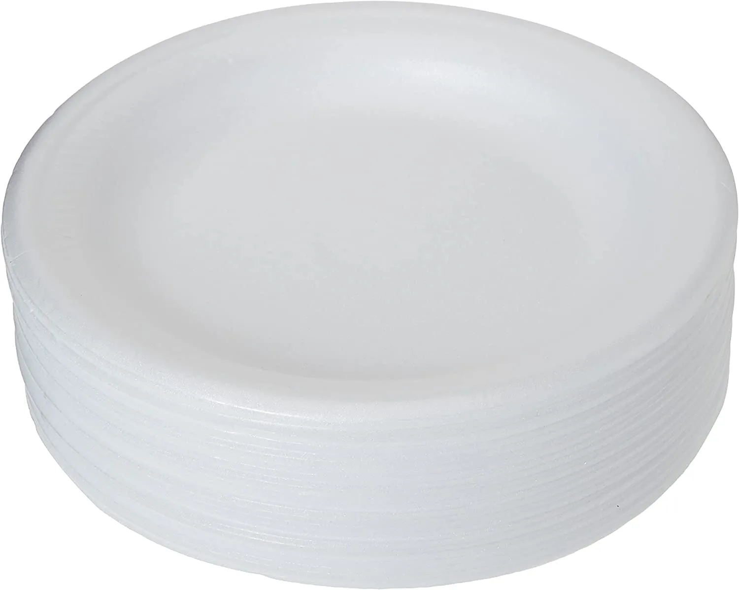 Disposable Foam Plates 10 inch 25-Pack White