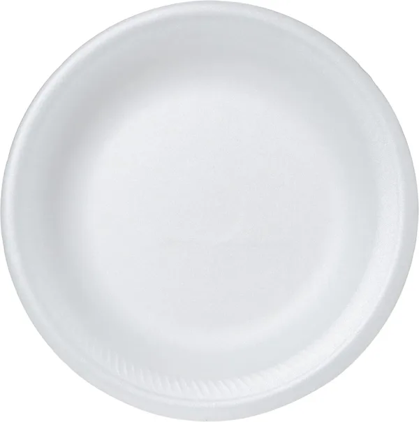 Disposable Foam Plates 10 inch 25-Pack White
