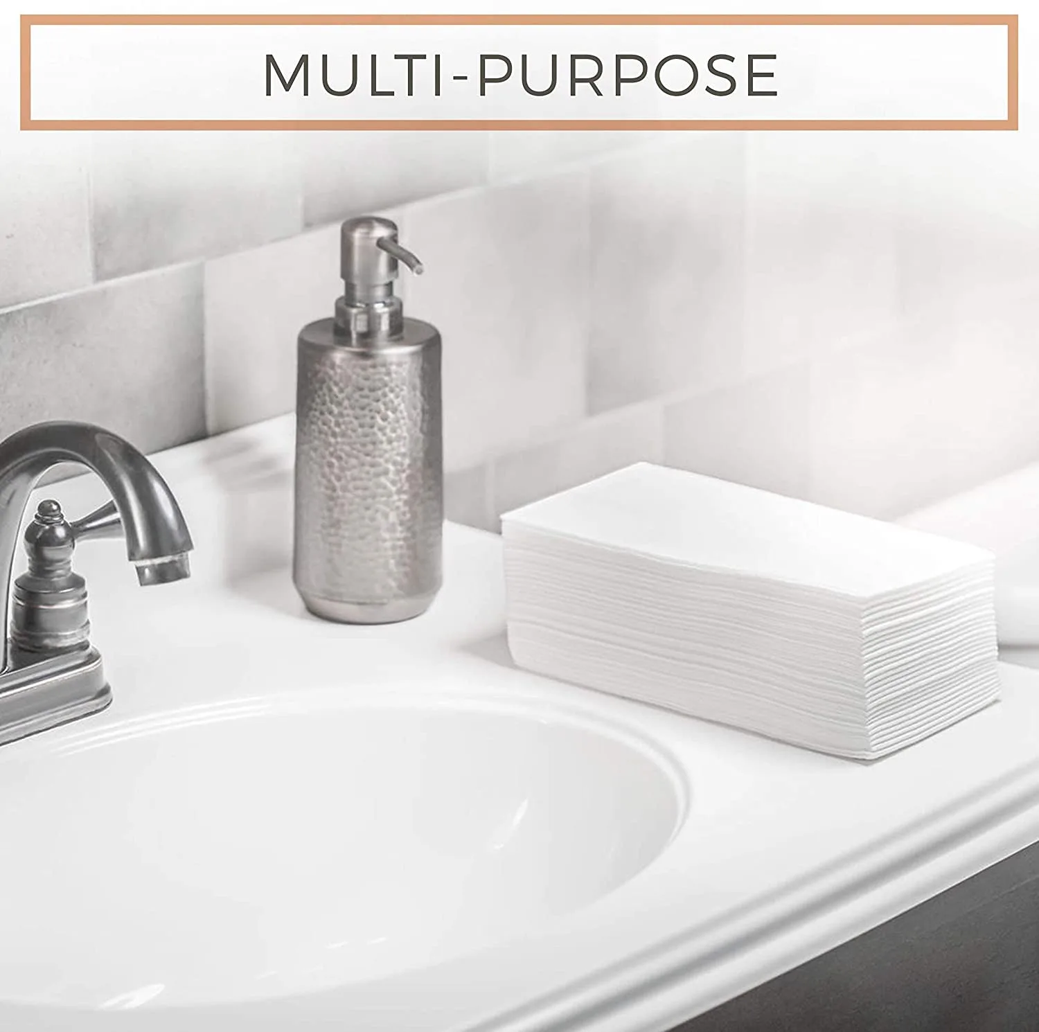 Disposable Hand Towels - Guest Bathroom Paper Towels