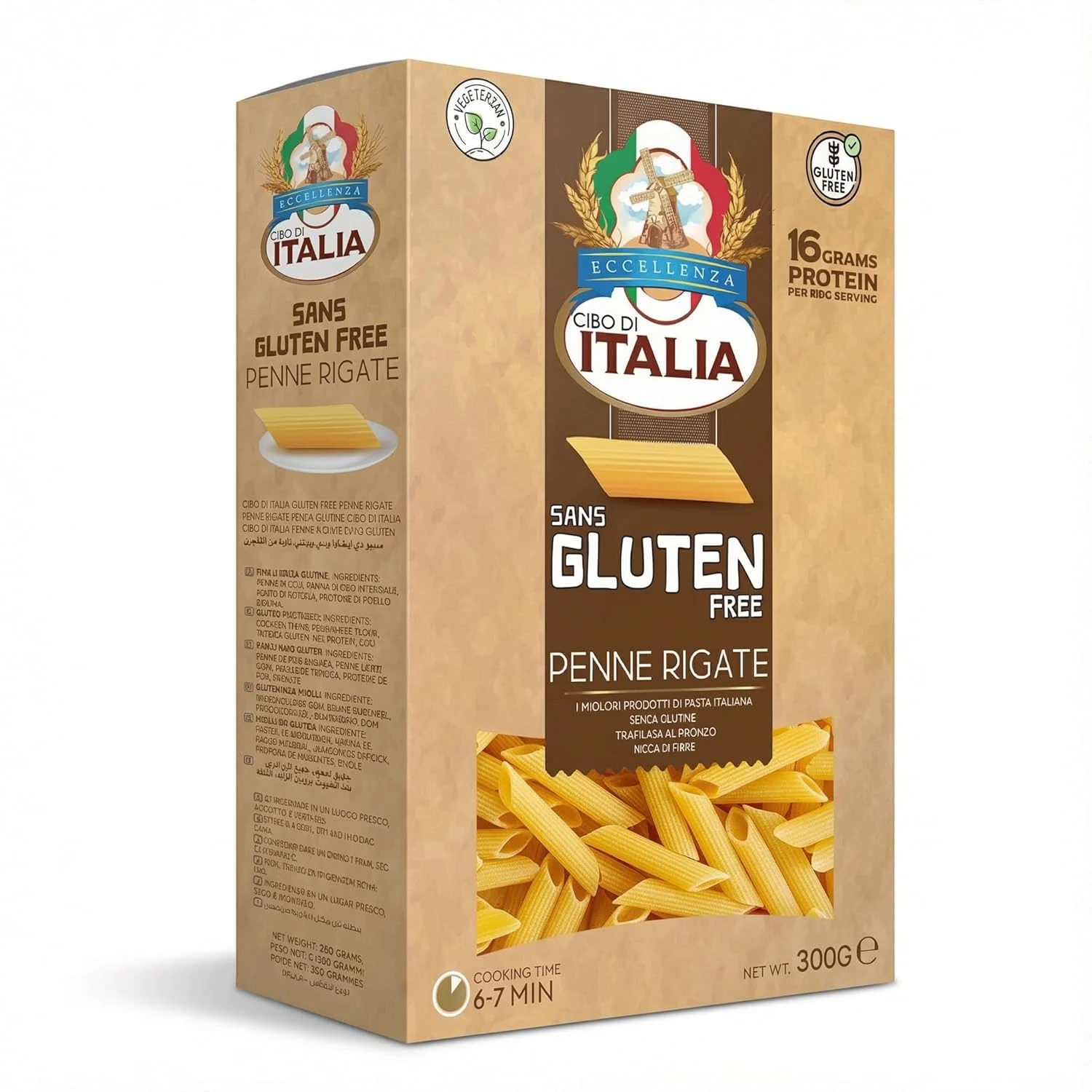 Gluten Free Penne Pasta Chickpea Brown Rice 300g