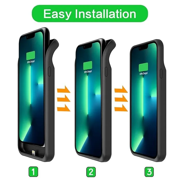 iPhone 12/13 Pro Max Battery Case 4500mAh Charger