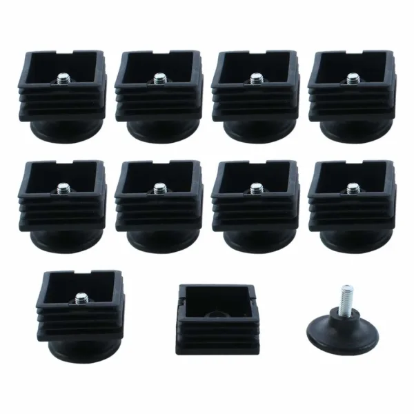 Adjustable Leveling Foot Tube Insert 38mm 10 Set