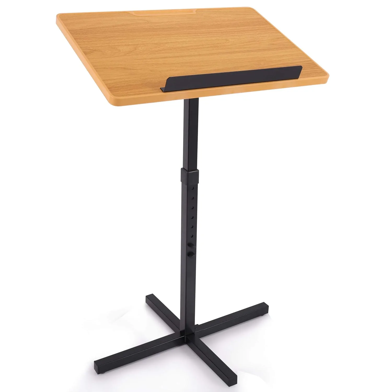 Portable Lectern Podium - Adjustable Height Presentation Stand