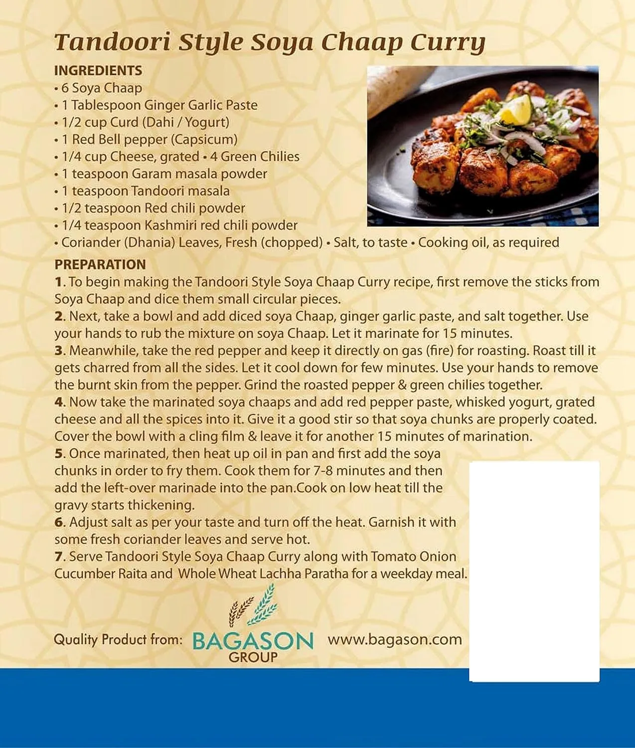 Soya Chaap Kebabs - INDIA MILLS Veg, 850g