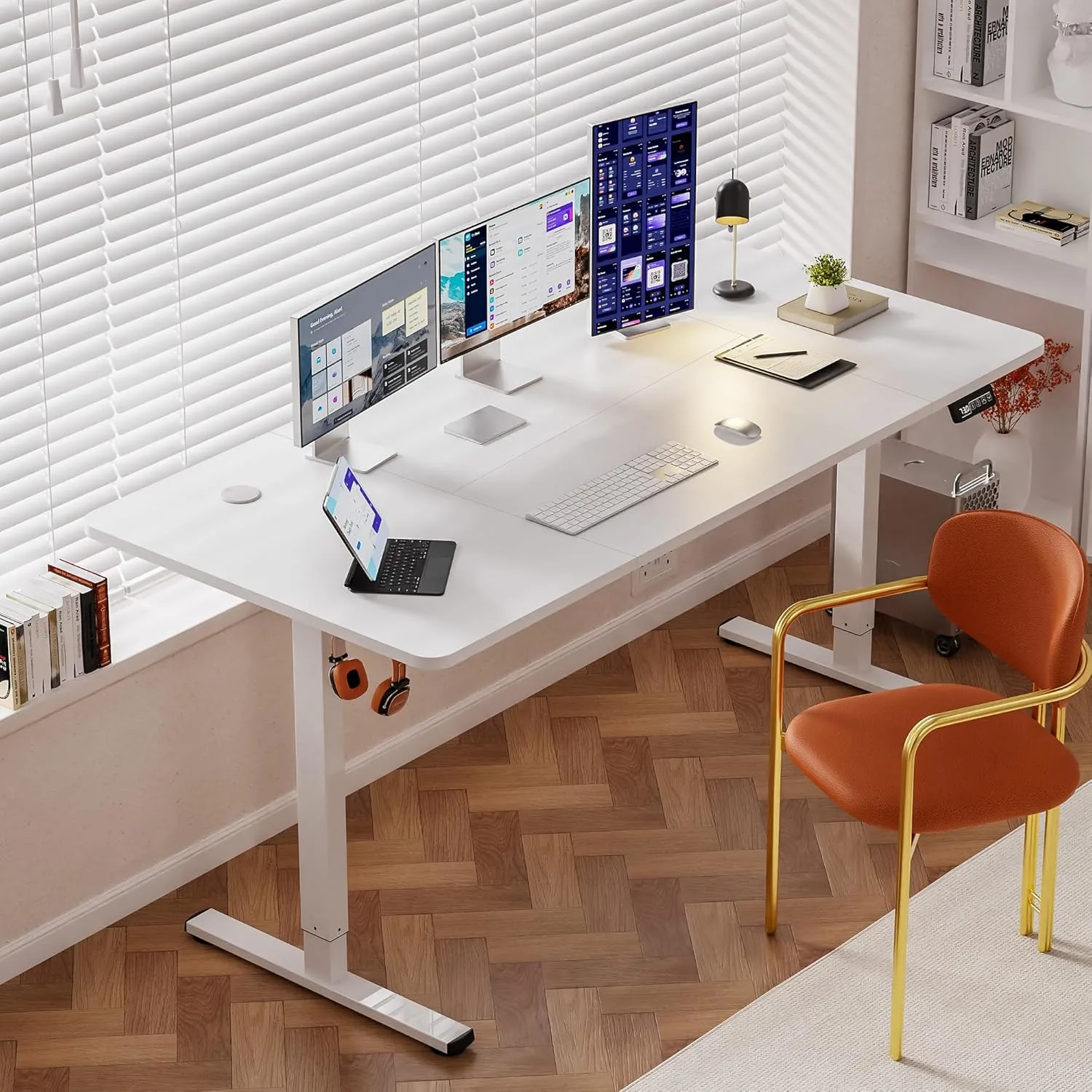 Standing Desk Electric Height Adjustable Desk 160x60cm