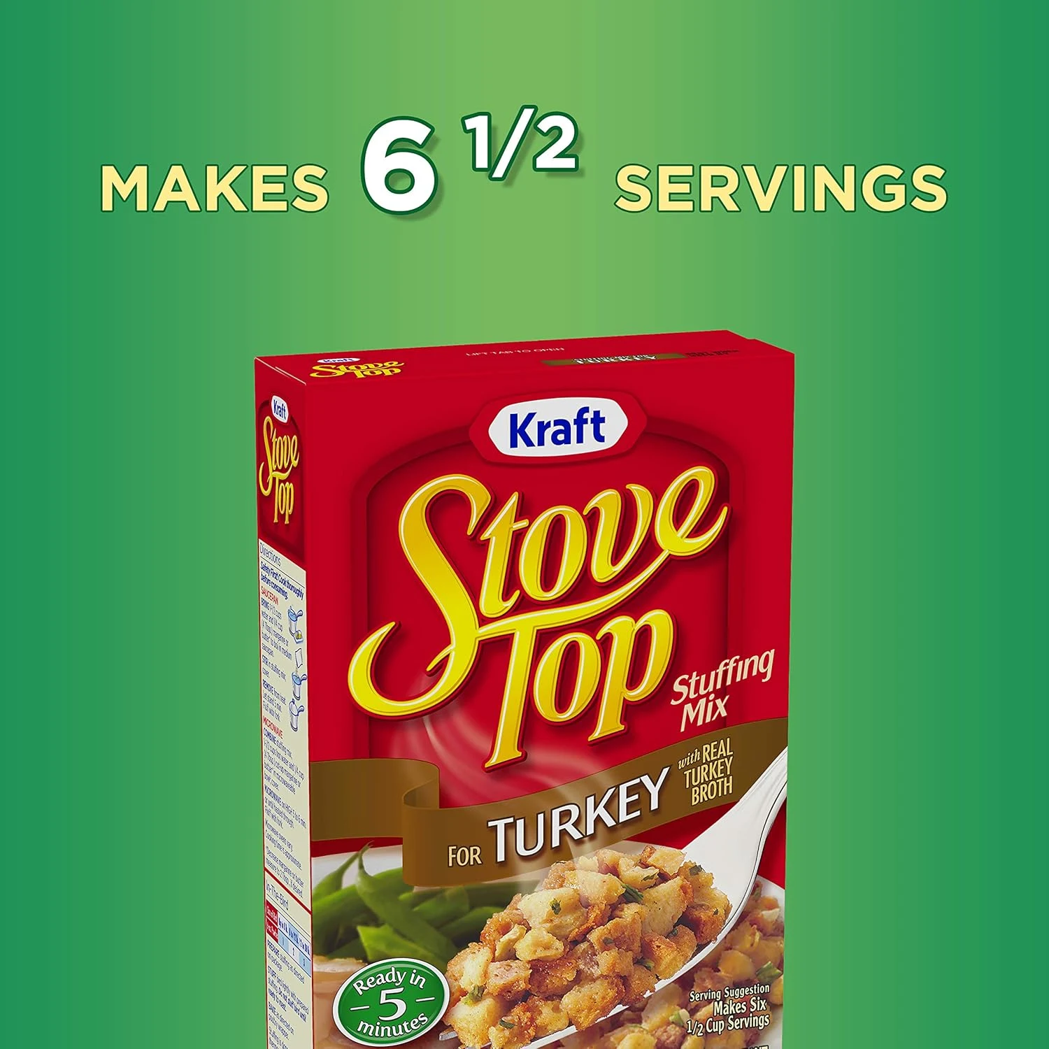 Stove Top Turkey Stuffing Mix - 6 oz, 12 Boxes