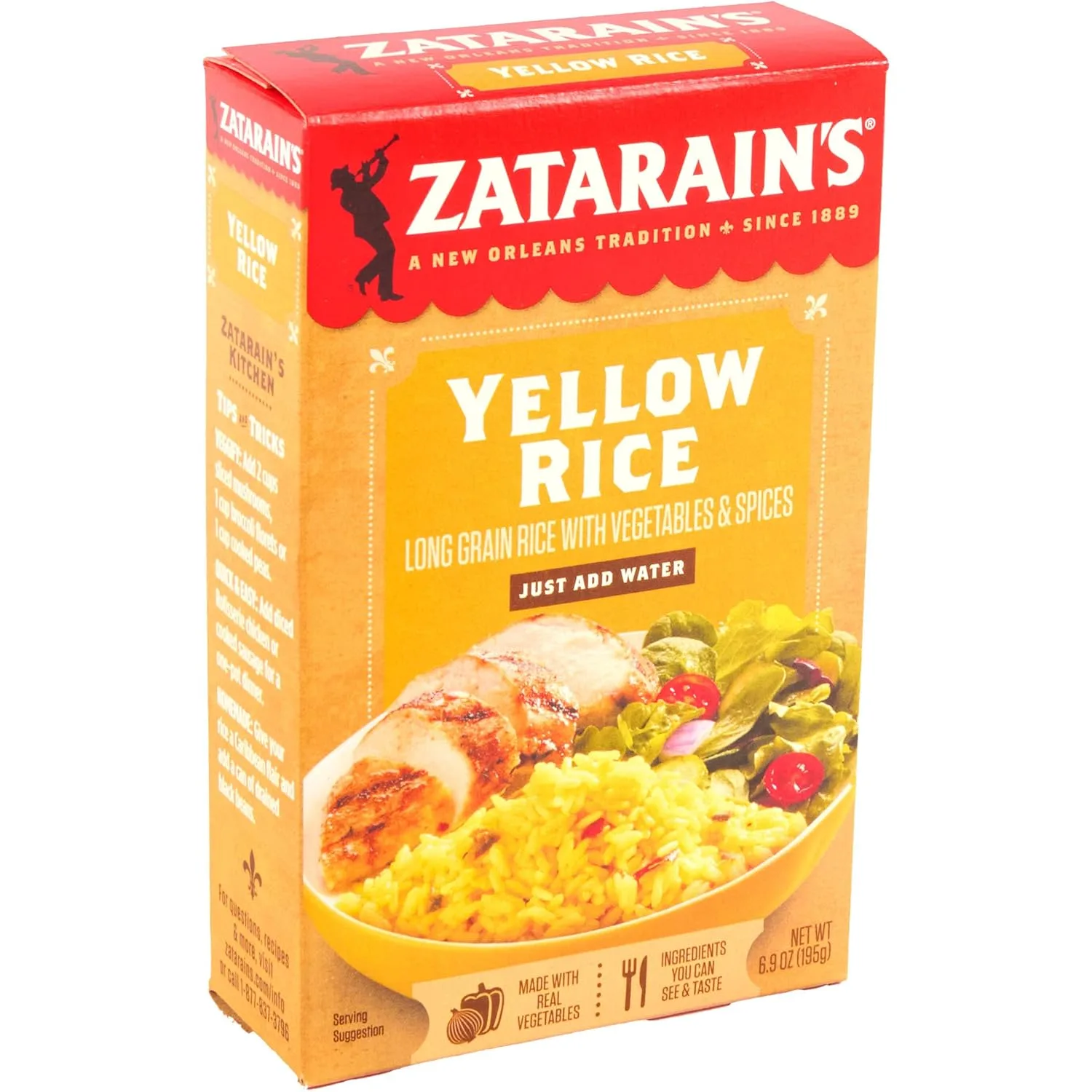 Zatarain's Yellow Rice, 12 Pack - Cuban Style Side