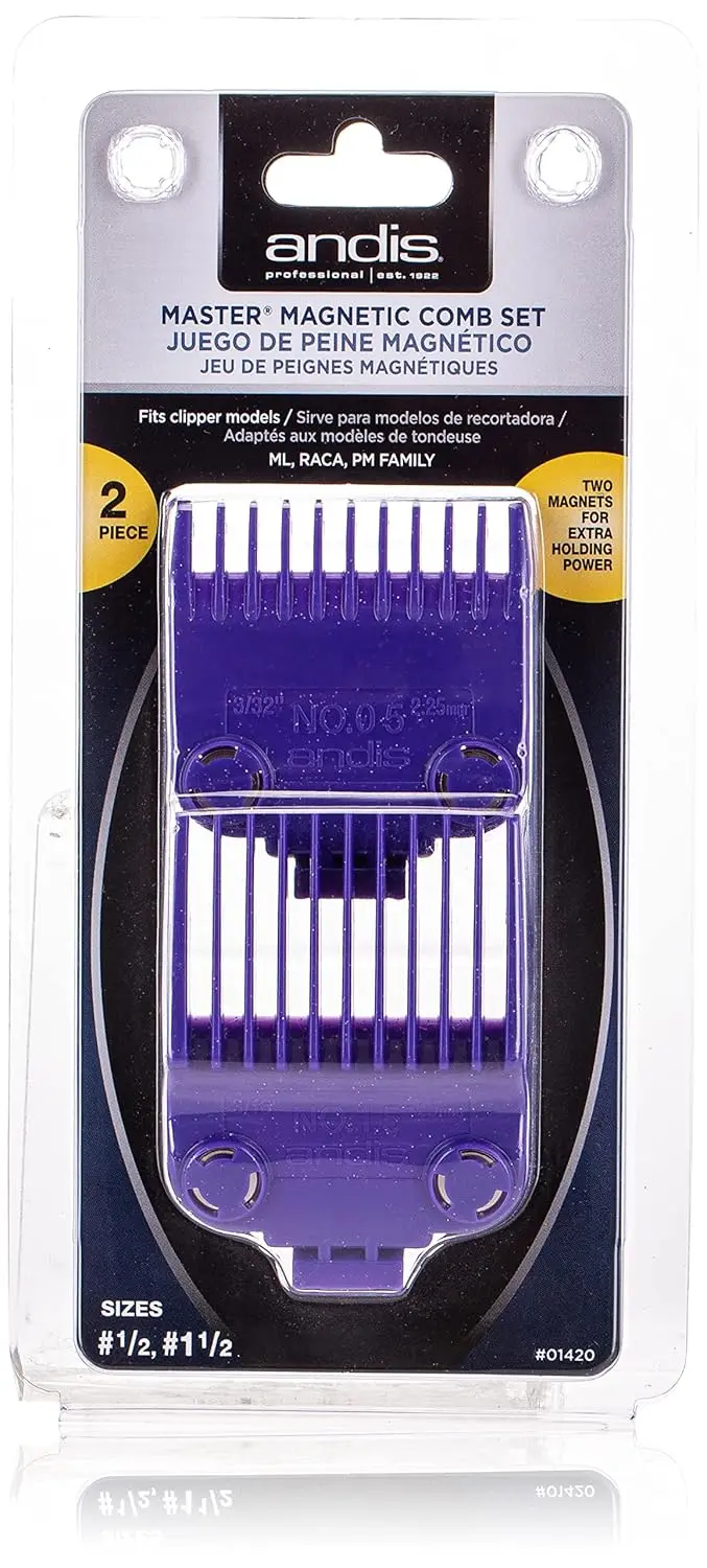 Andis Master Clipper Guards - Magnetic Comb Set