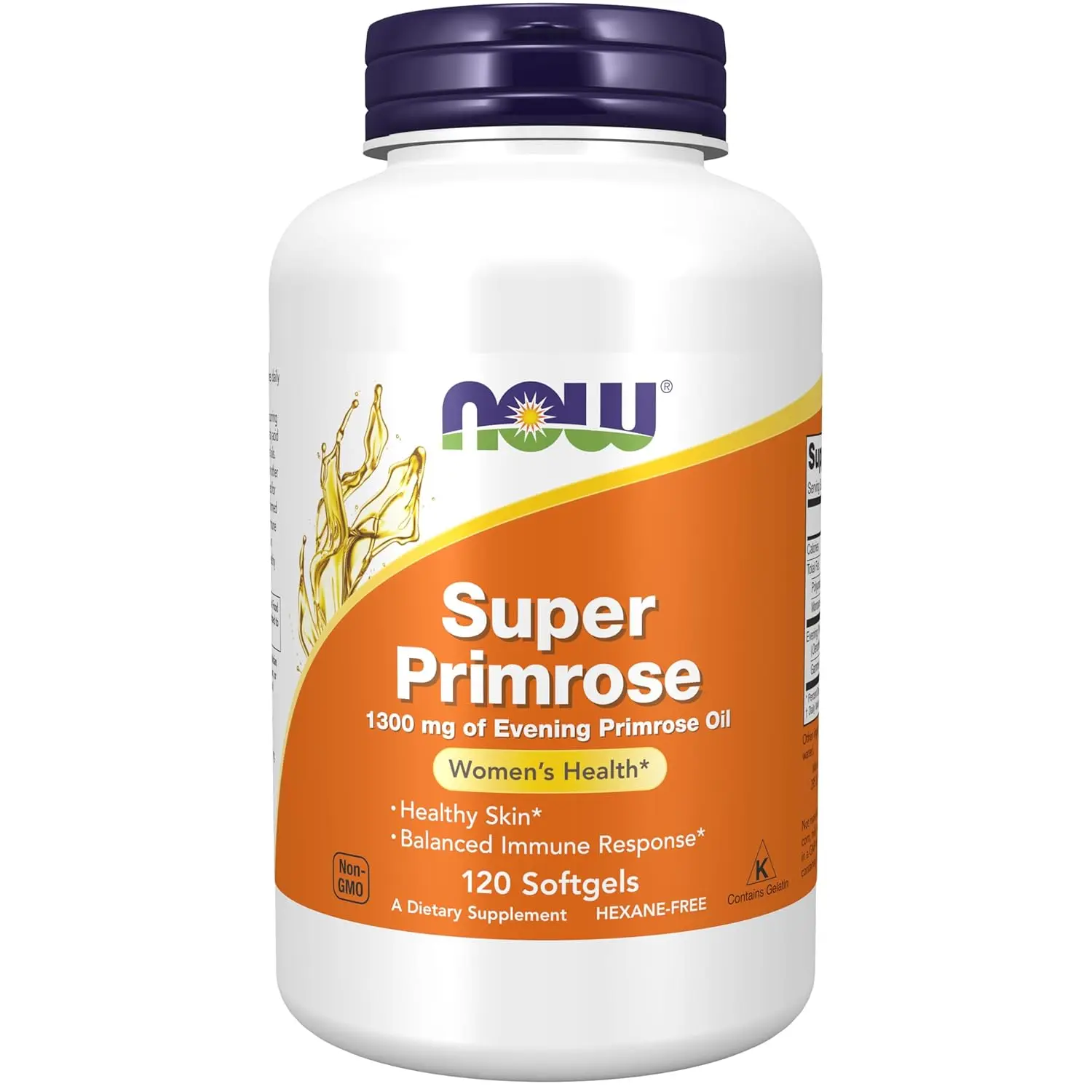 Now Foods Super Primrose Evening Primrose Oil 120 Softgels